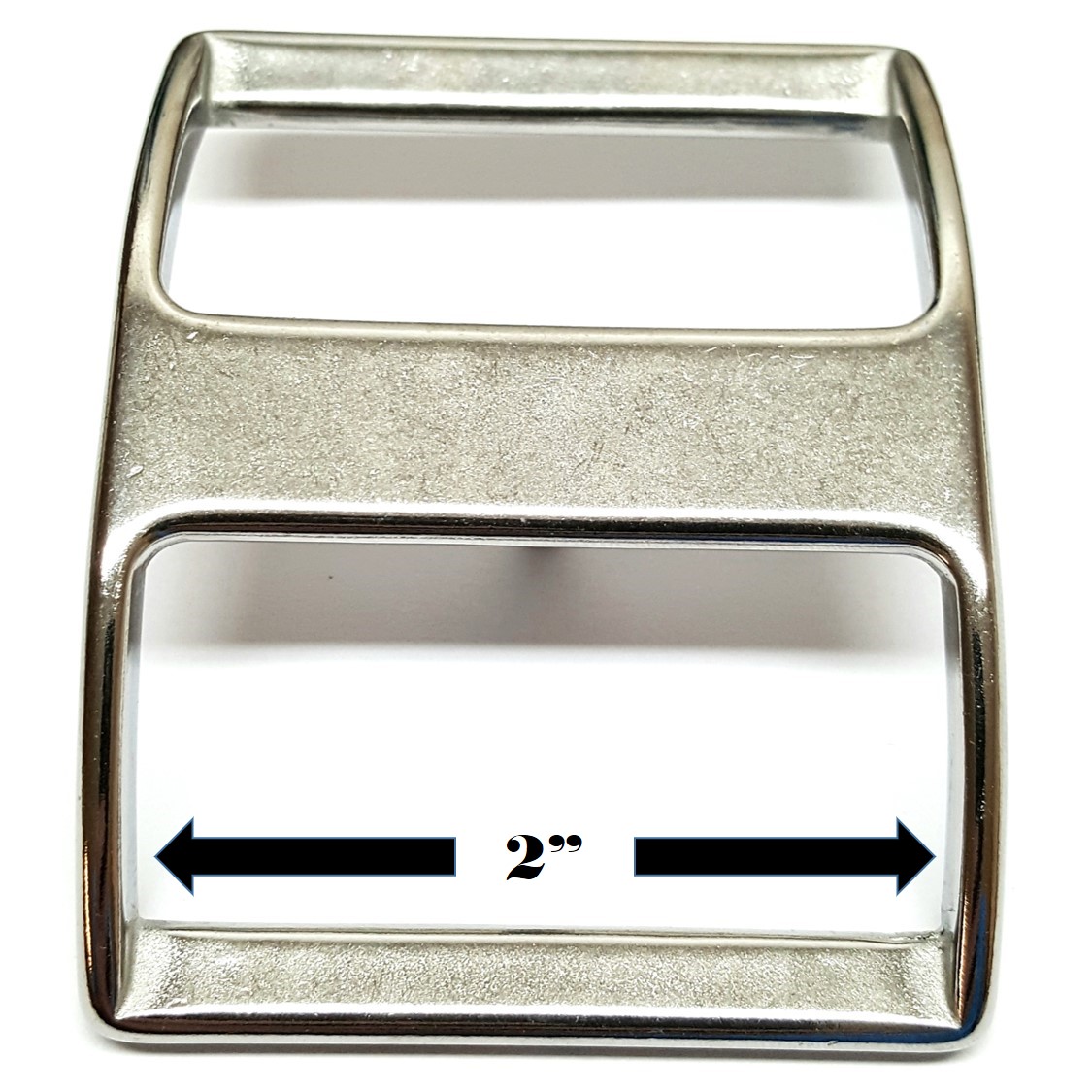 2 Pack 2" Stainless Steel Conway Buckle ⋆ Hill Saddlery