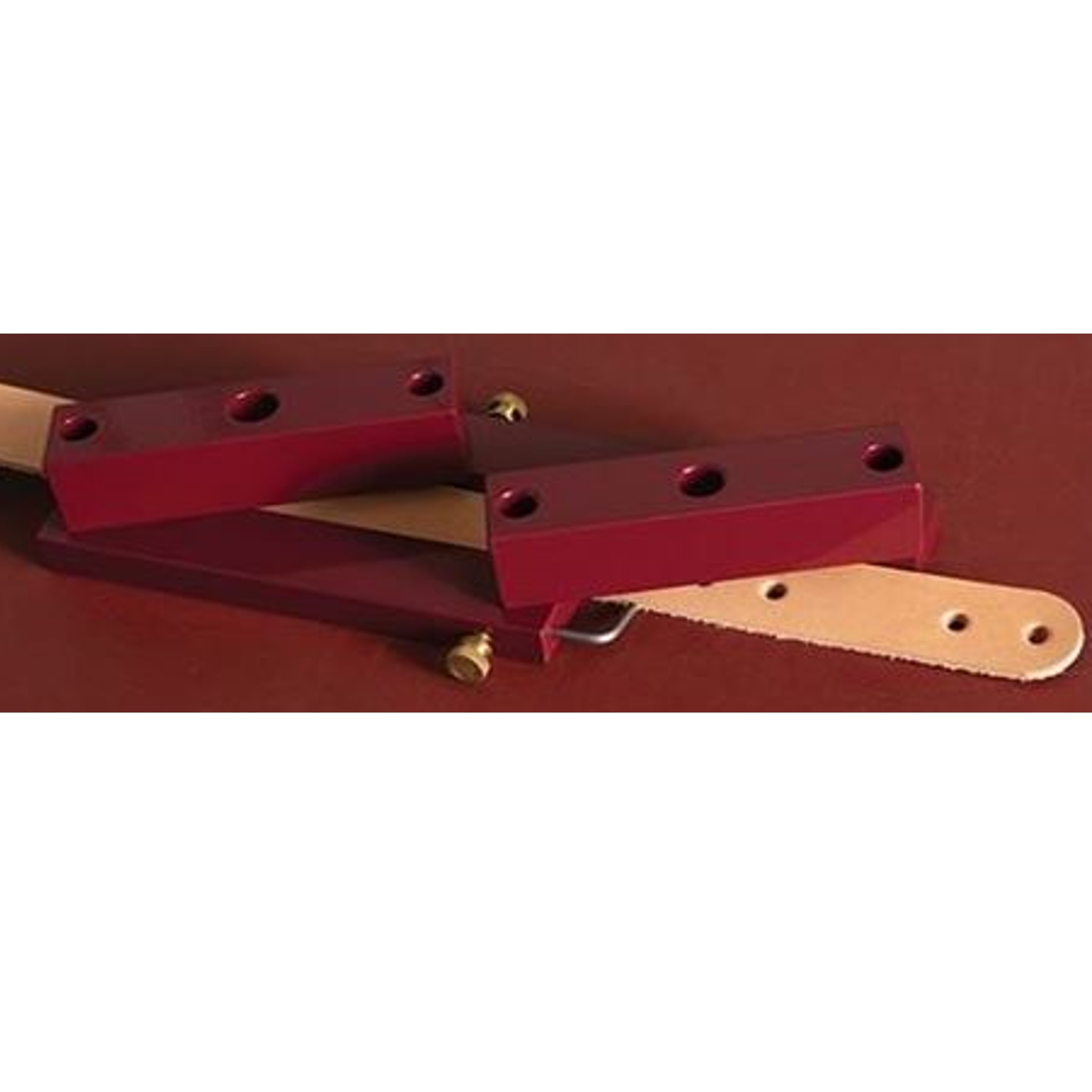 Self-Centering Guide For Hole Punching Leather Straps ⋆ Hill Saddlery